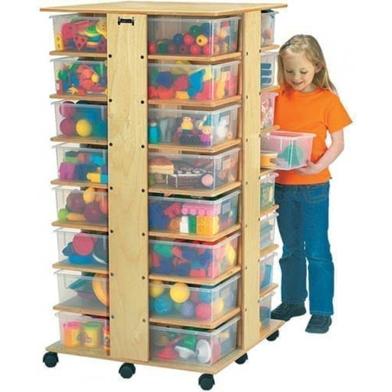 Jonti-Craft 32 Cubbie Tower Storage Cabinet - School and Office Direct