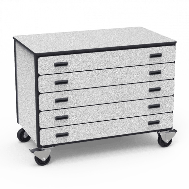 Hann CAD/Drafting Table with Tower CPU Storage & Pullout Keyboard Tray ...